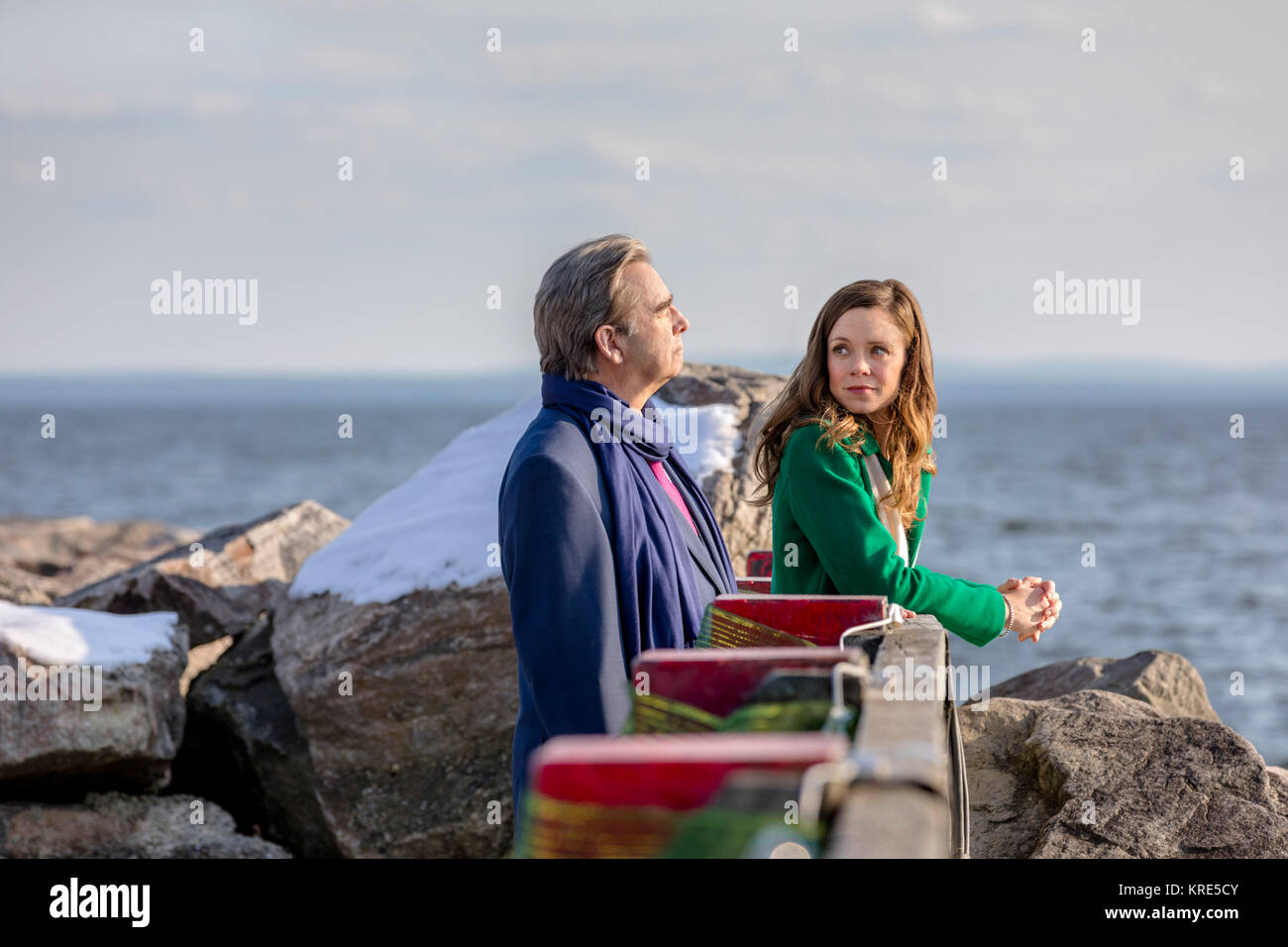 CHRISTMAS IN ANGEL FALLS, (from left): Beau Bridges, Rachel Boston ...