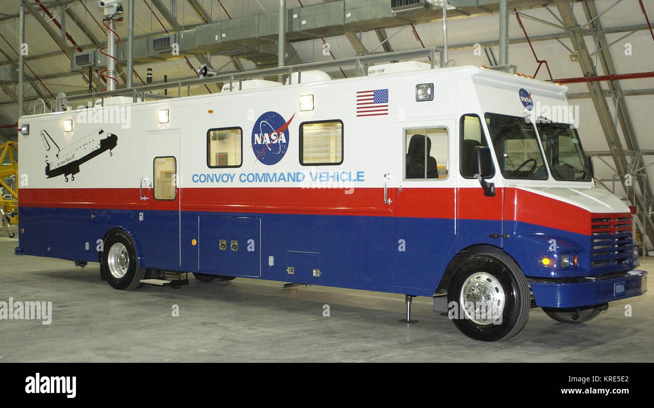 NASA Convoy Command vehicle - right side Stock Photo - Alamy