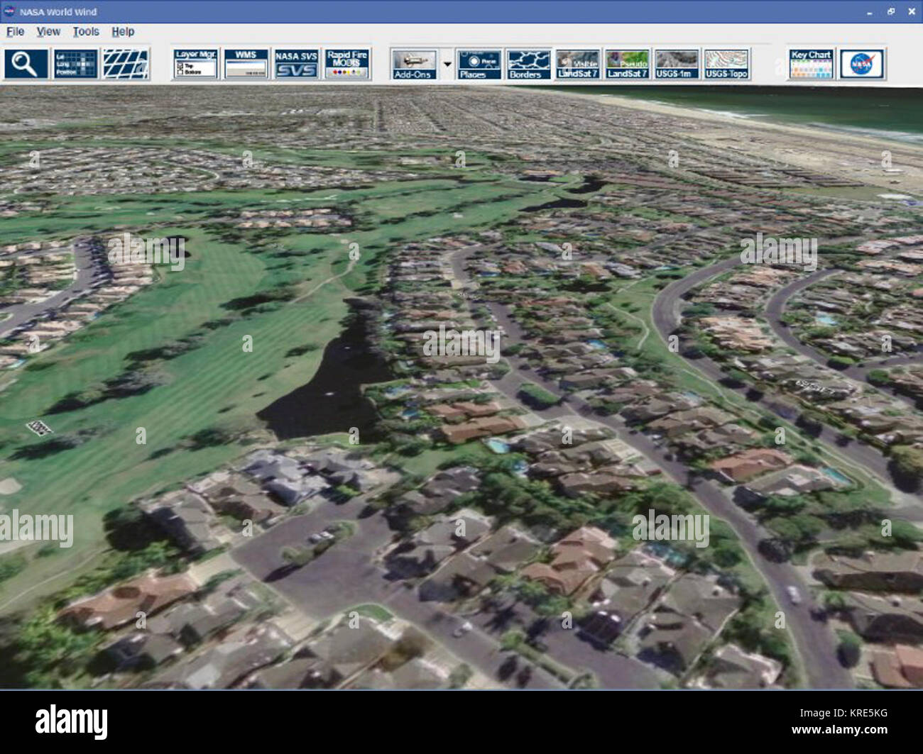 NASA World Wind Stock Photo - Alamy