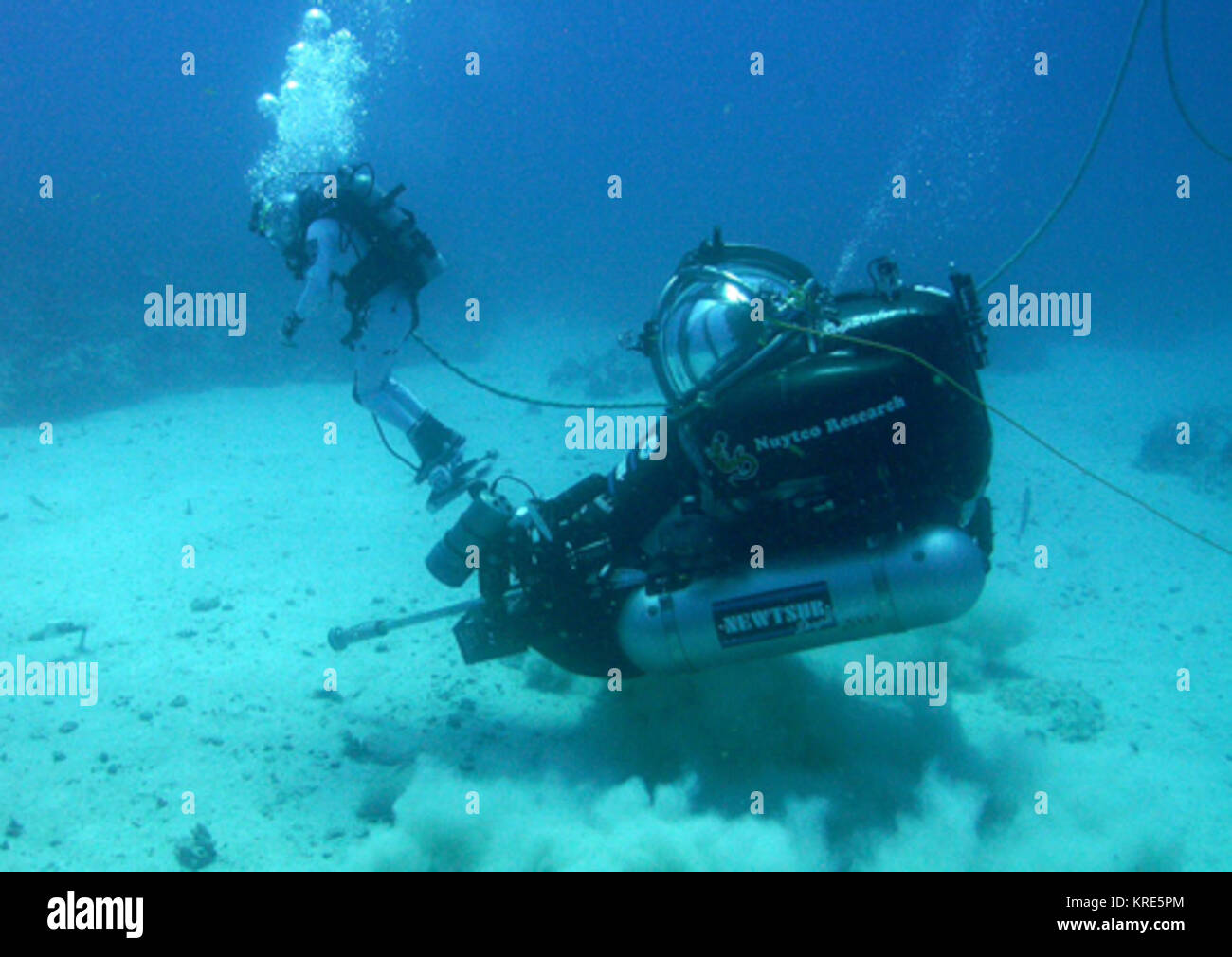 NEEMO 16 Squyres DeepWorker Stock Photo - Alamy