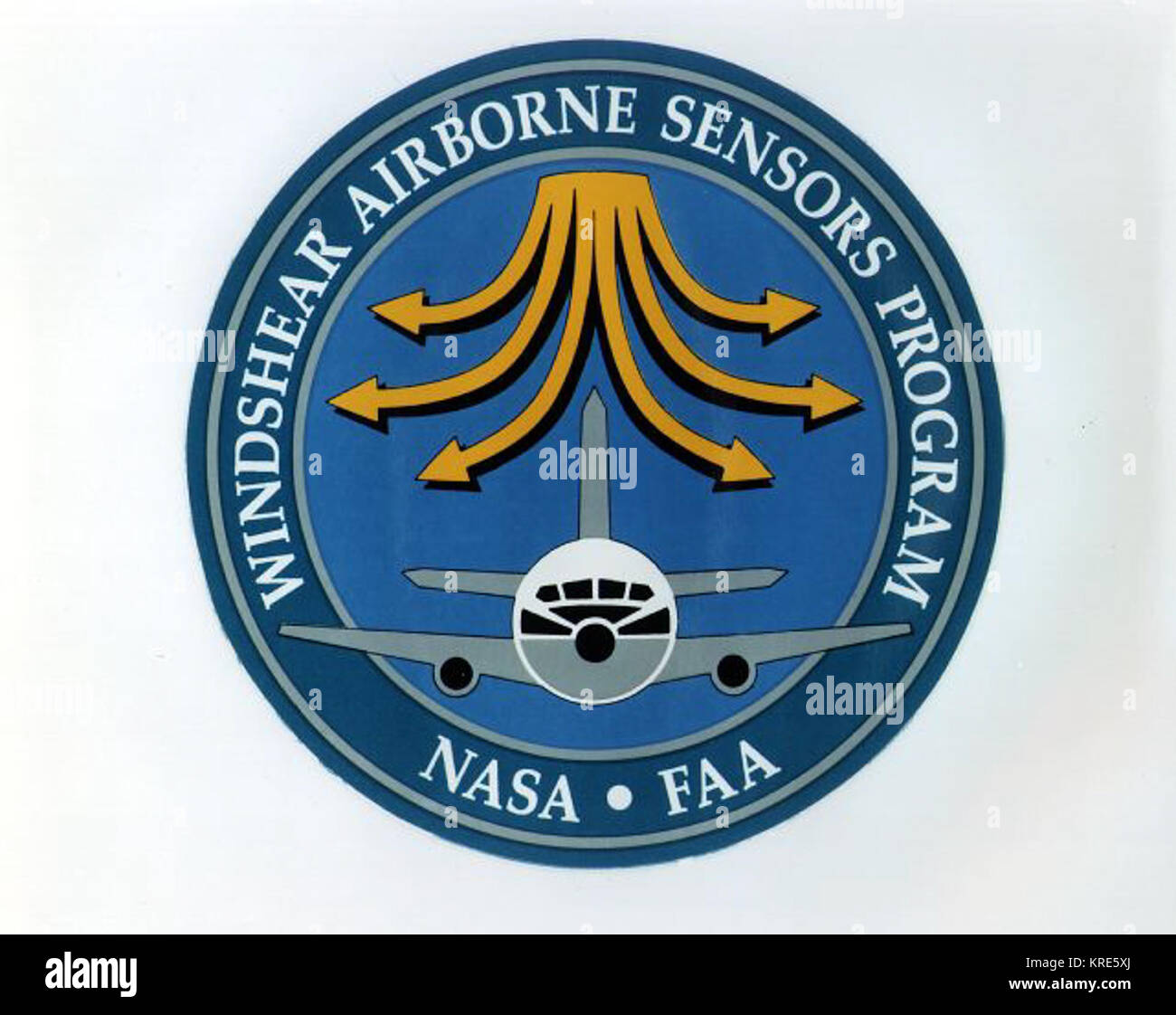NASA FAA windshear program - emblem Stock Photo - Alamy