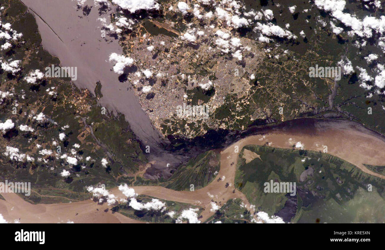 Amazon river satellite hi-res stock photography and images - Alamy