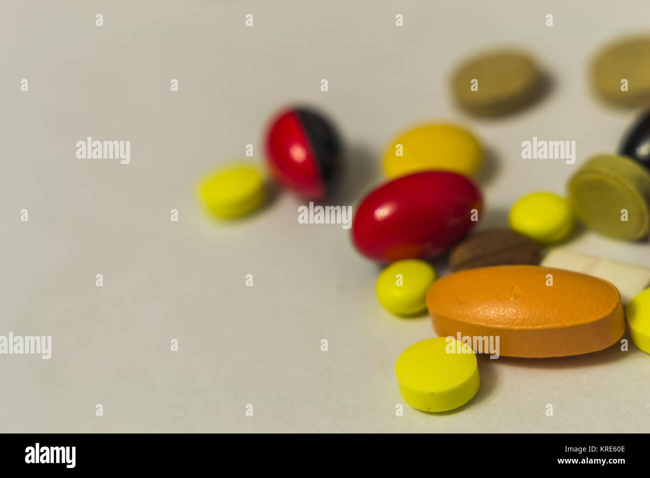 pills close-up macro Stock Photo - Alamy