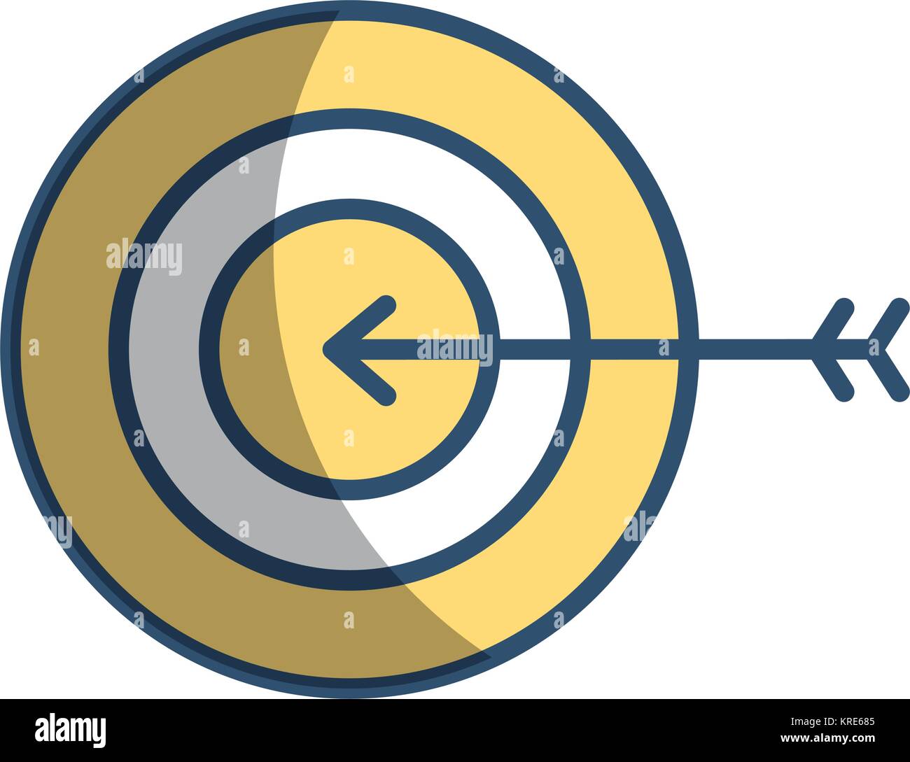 business target arrow strategy symbol Stock Vector Image & Art - Alamy