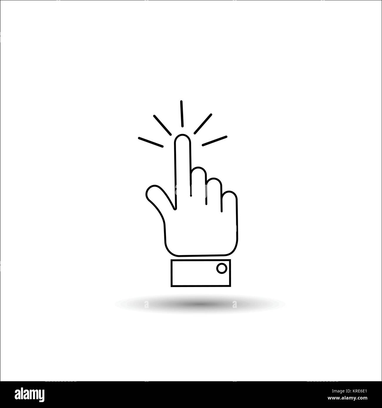 Finger pointing label hi-res stock photography and images - Alamy