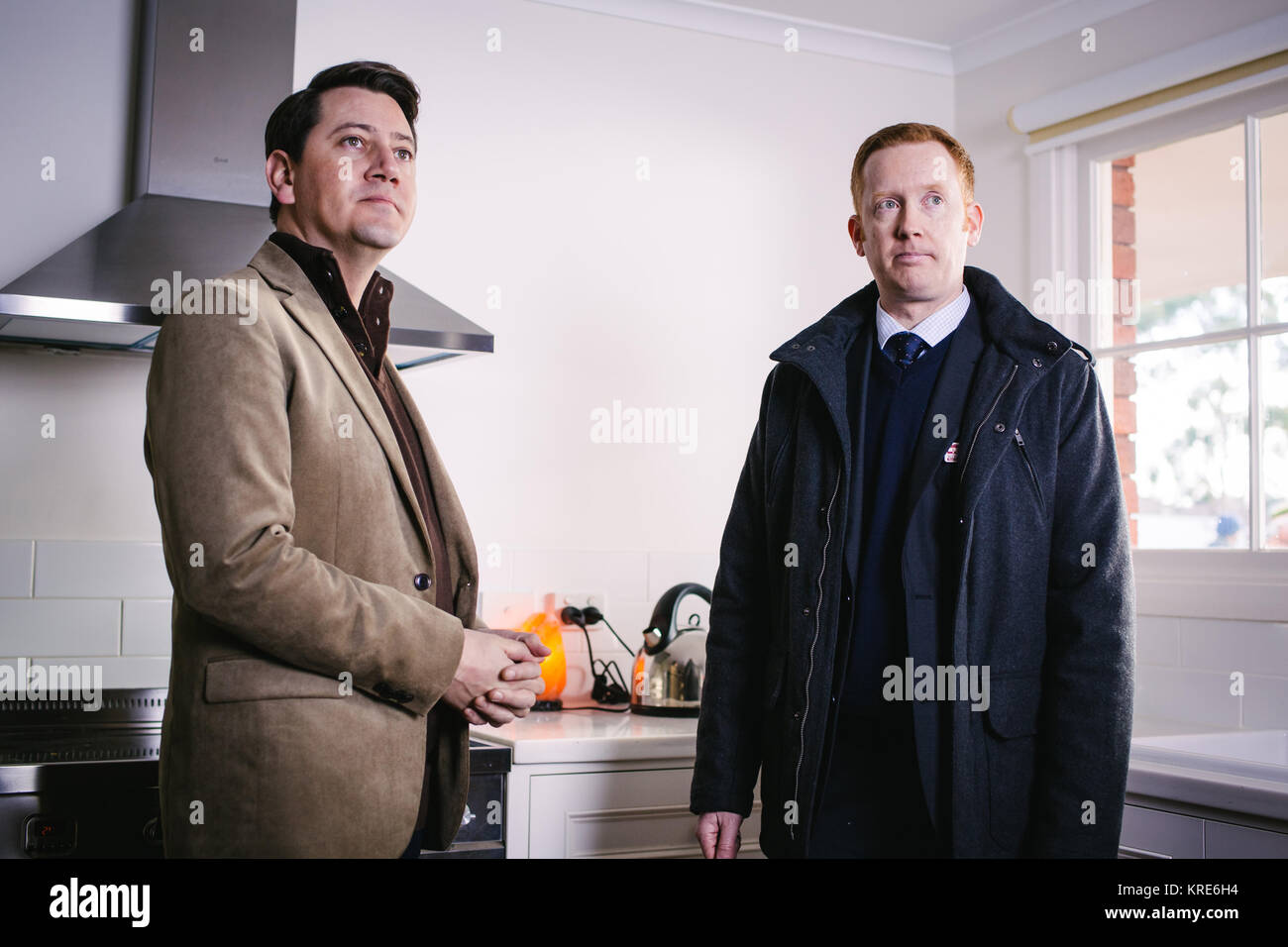 ROSEHAVEN, from left: Hamish Michael, Luke McGregor, (Season 2, ep. 208, airs in U.K. on Dec. 14 ...