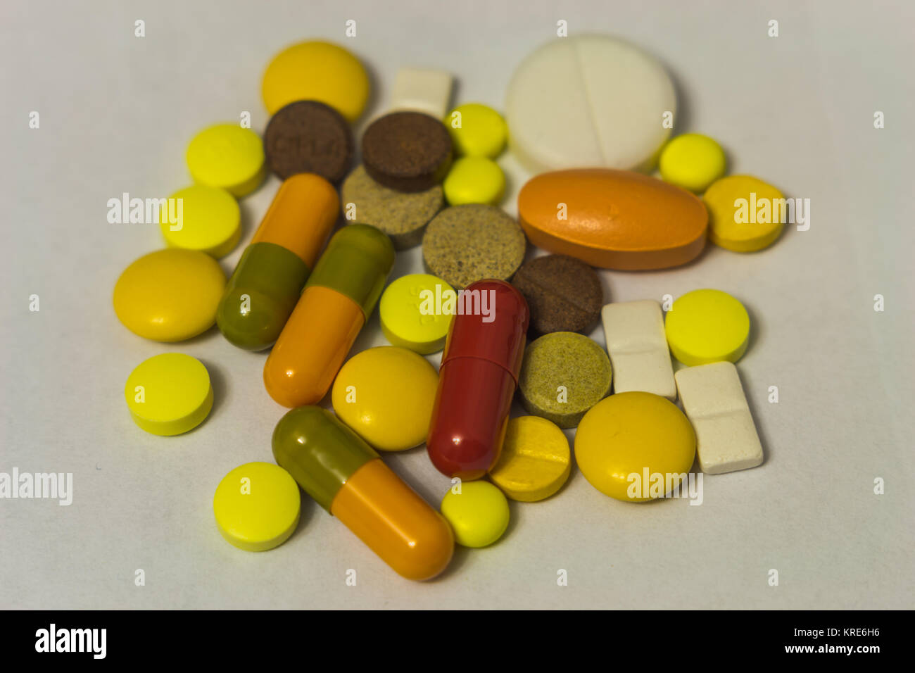 pills close-up macro Stock Photo - Alamy