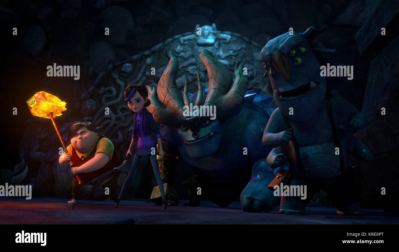 Trollhunters L R Toby Domzalski Claire Nunez Draal Blinky Voice