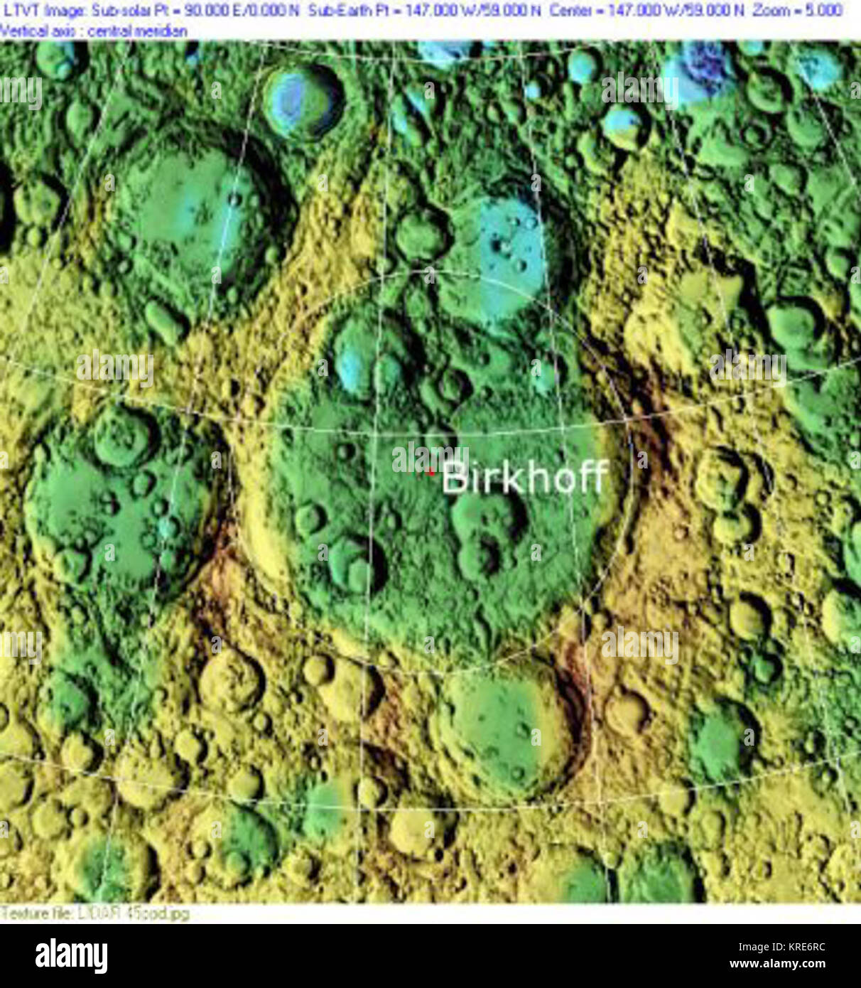 Normal Birkhoff Basin LIDAR LTVT Stock Photo - Alamy