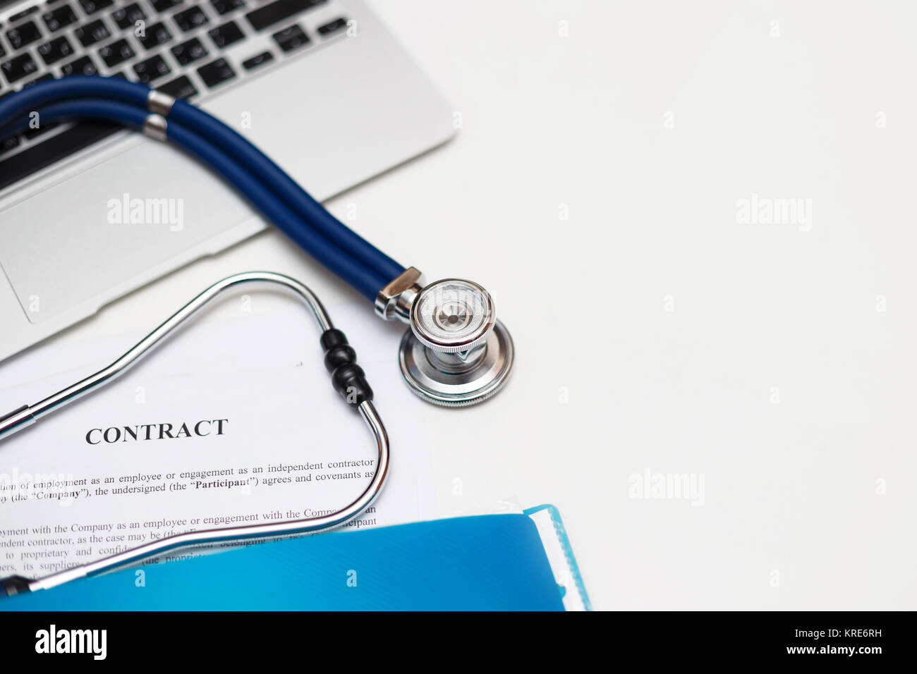 Medical or insurance contract Stock Photo - Alamy