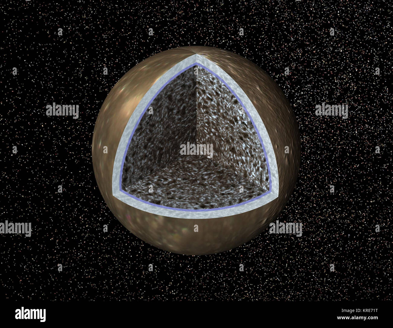 PIA01478 Interior of Callisto Stock Photo - Alamy