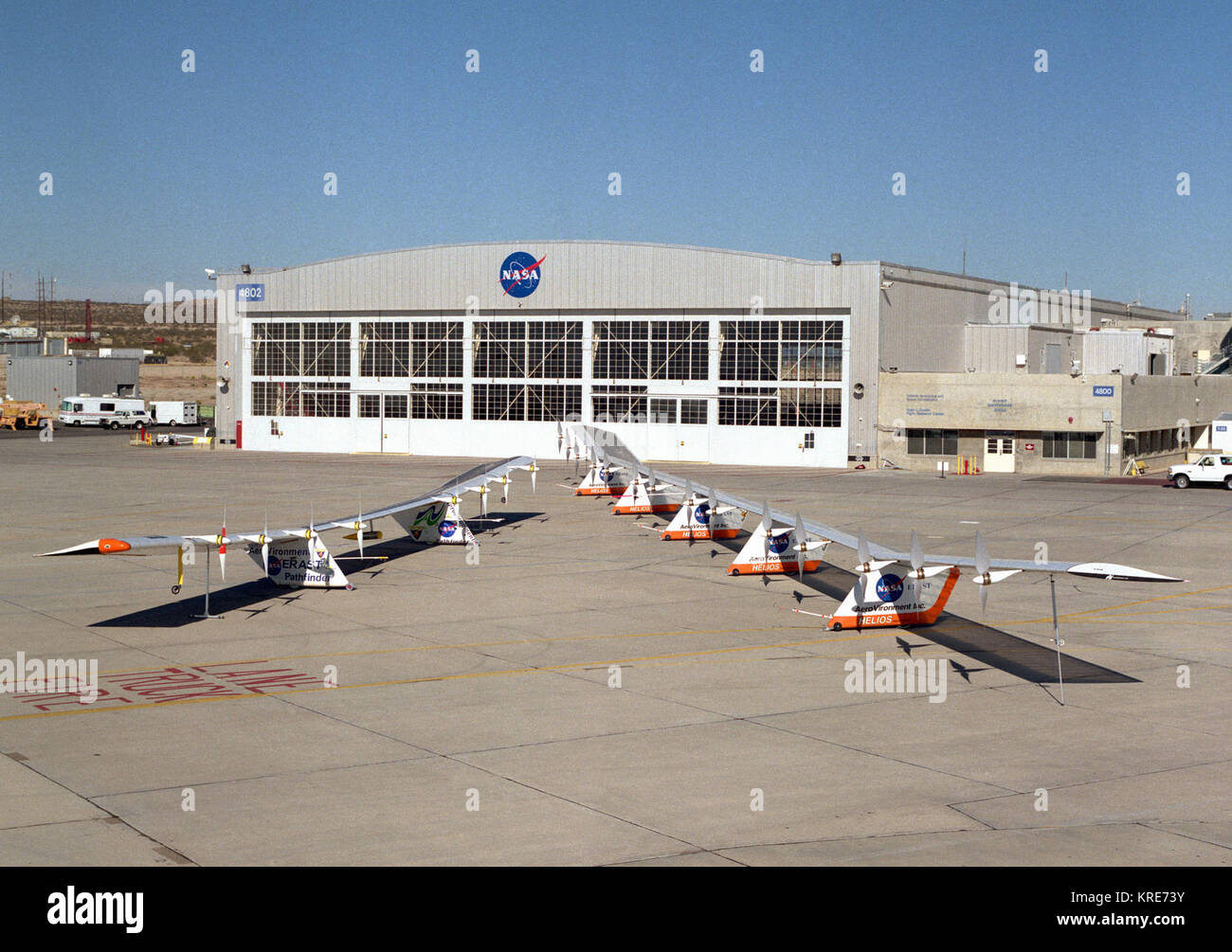 Pathfinder Plus and Helios Prototype at Dryden Stock Photo - Alamy