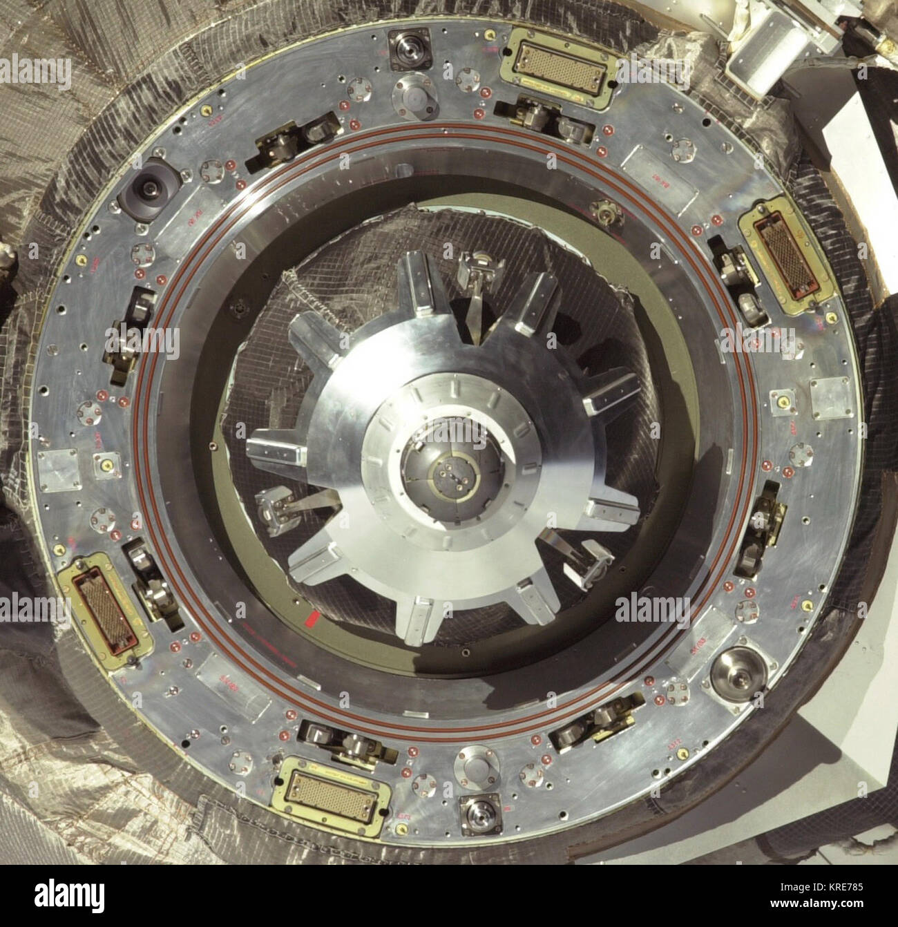 Progress docking port close-up Stock Photo - Alamy