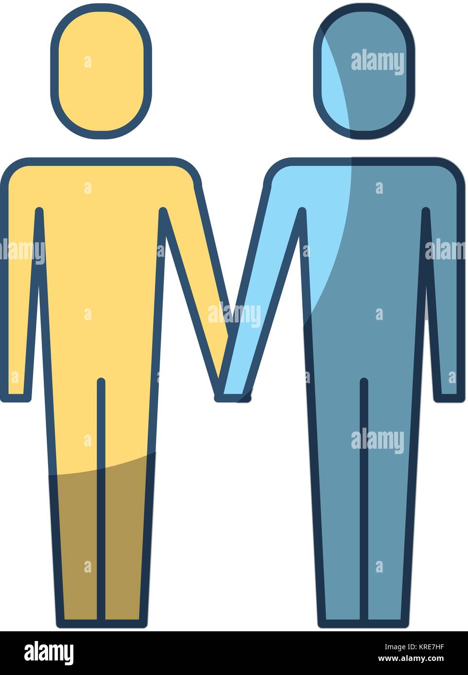 portrait business people teamwork partnership Stock Vector Image & Art ...
