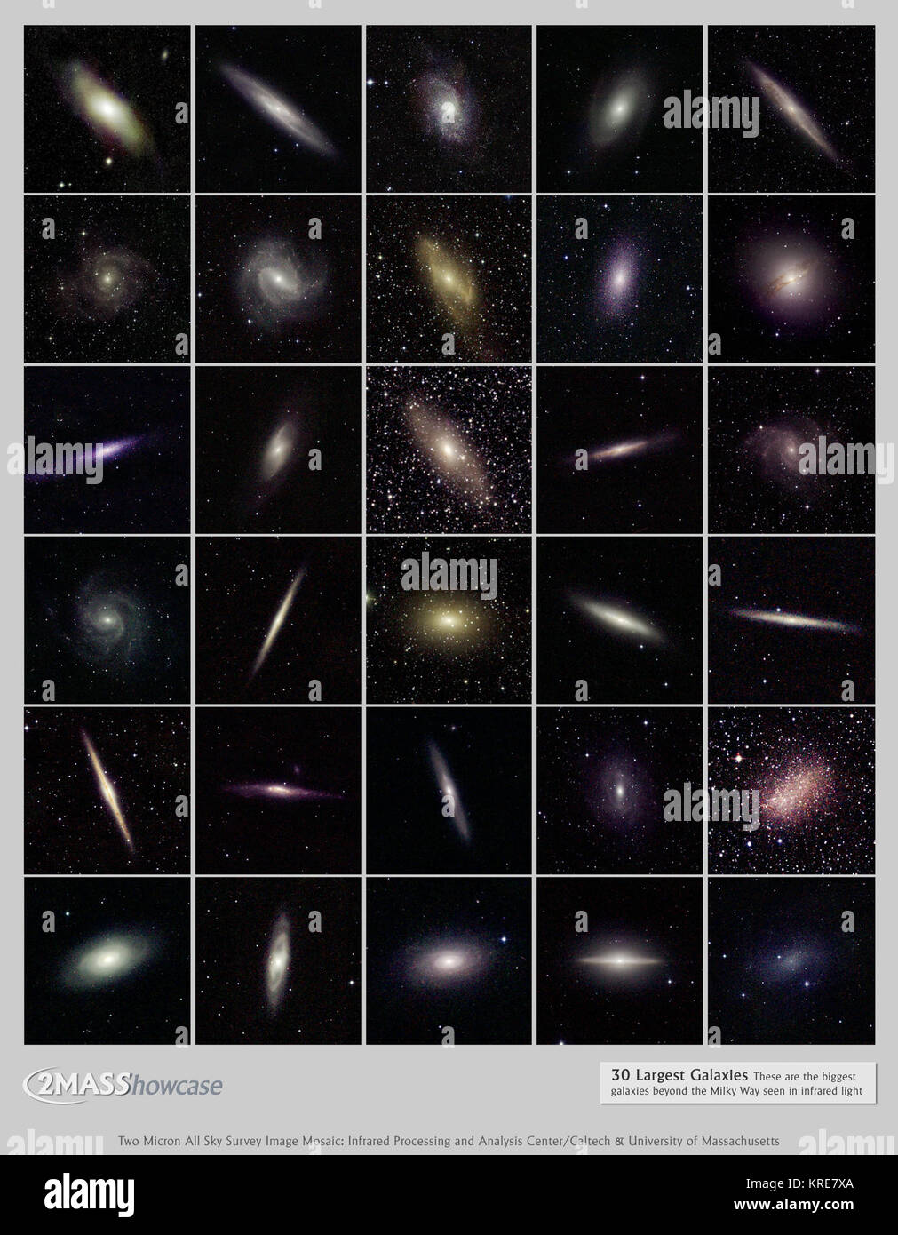 30 Largest Infrared Galaxies Stock Photo - Alamy