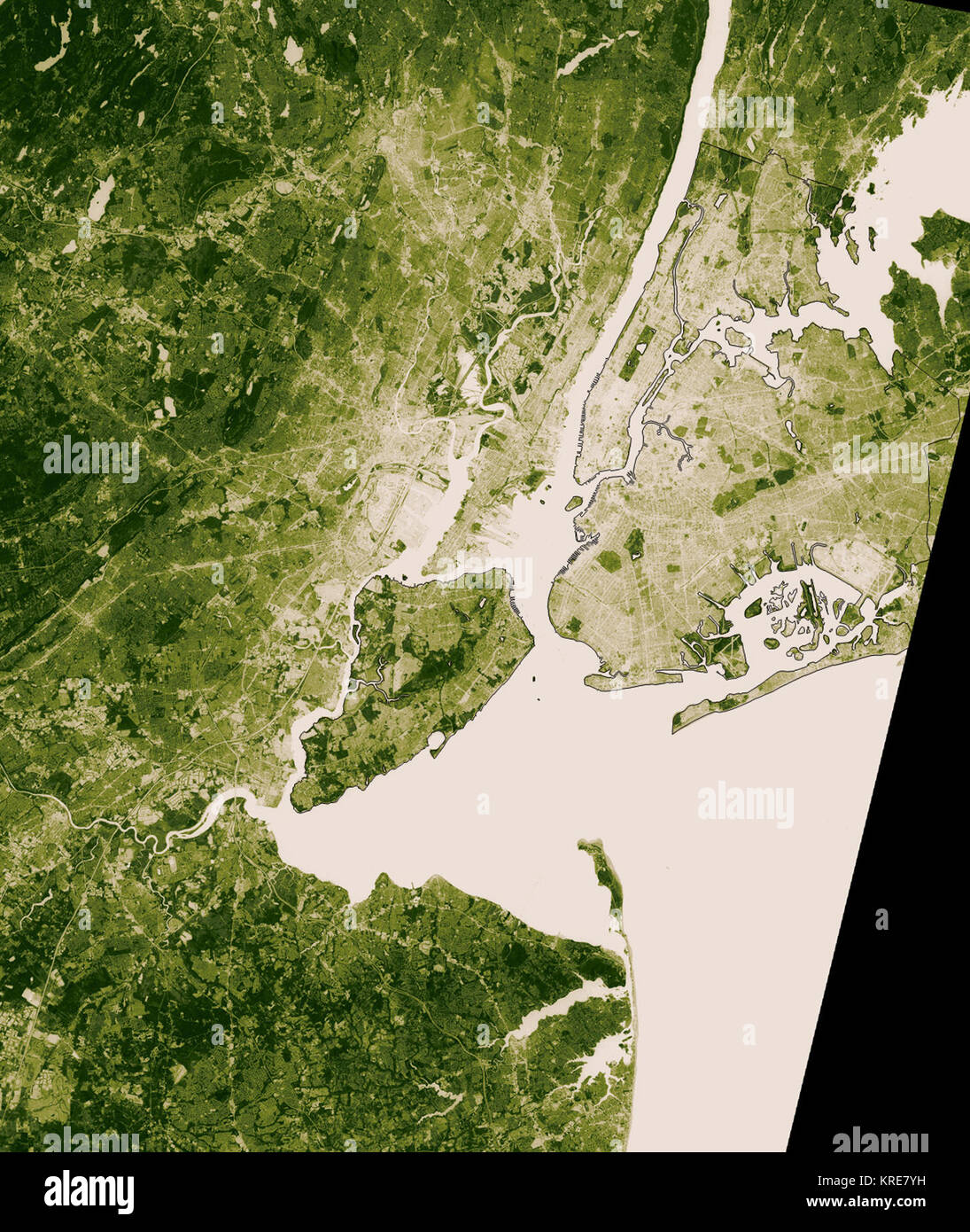 IDL TIFF file NASA NYC VEGETATION Stock Photo - Alamy