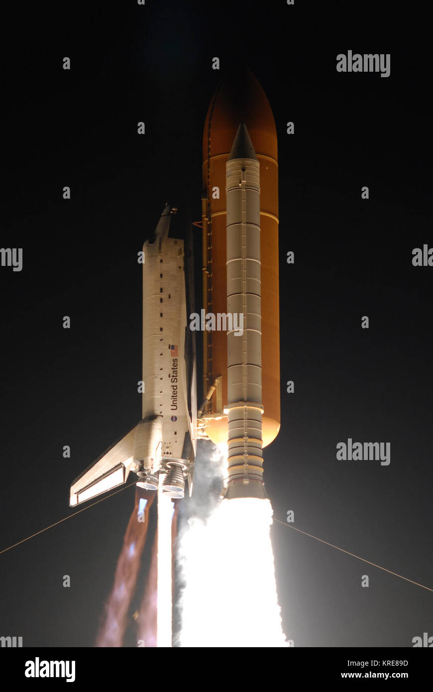 STS-123 closeup launch Stock Photo - Alamy