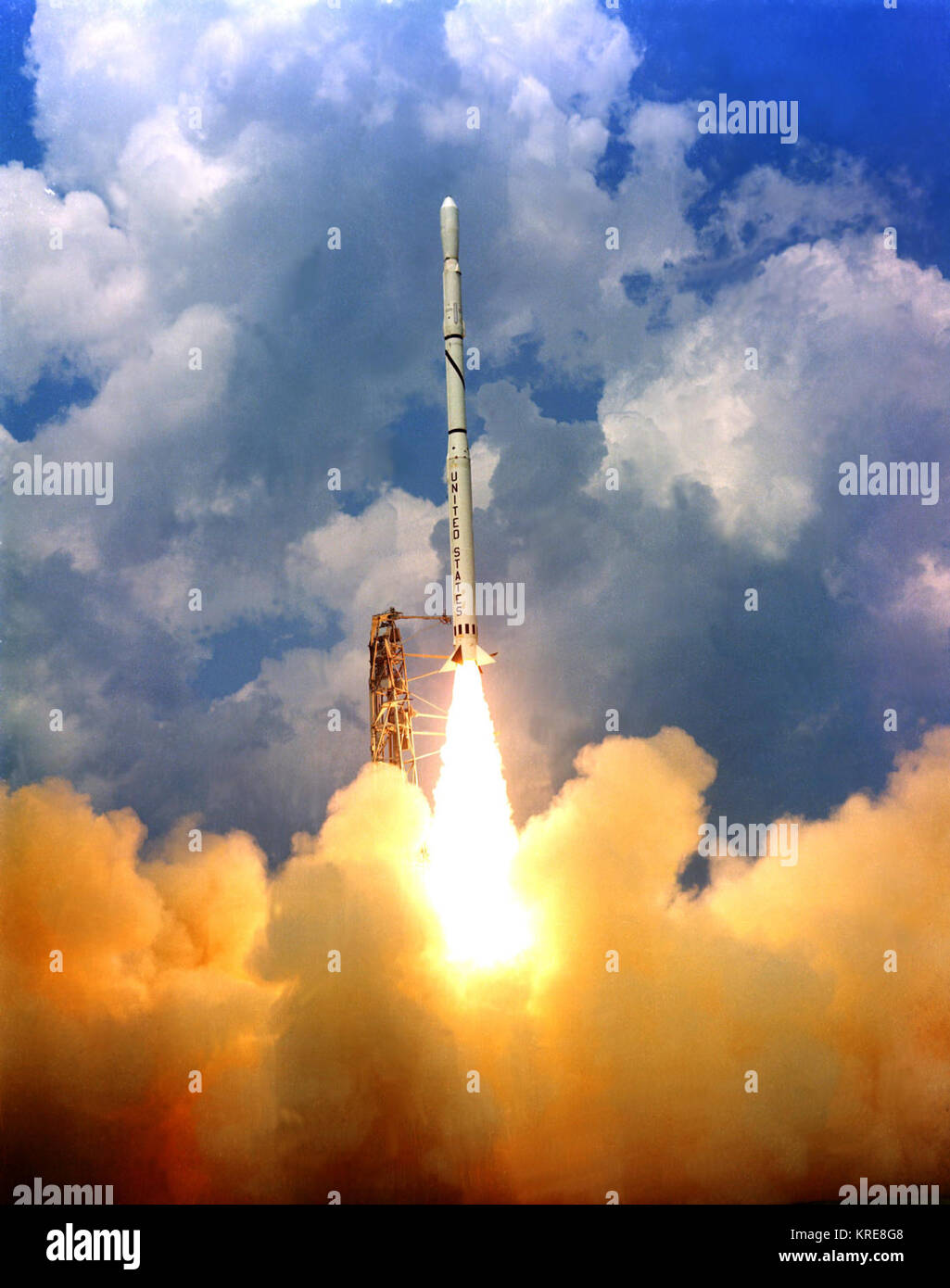 Scout launch vehicle Stock Photo - Alamy