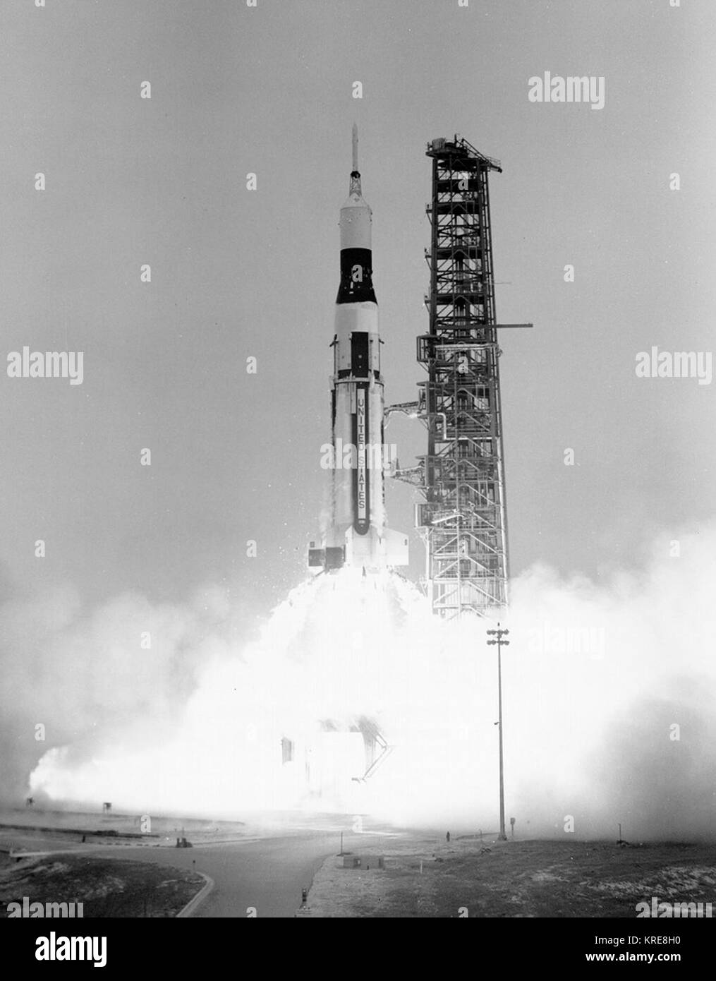 Space launch program Black and White Stock Photos & Images - Alamy