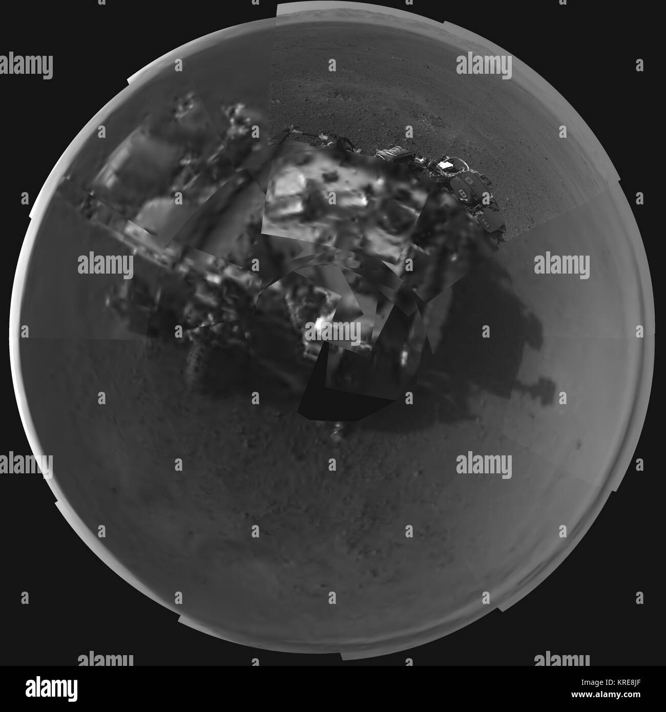 Nasa curiosity mars rover Black and White Stock Photos & Images - Alamy