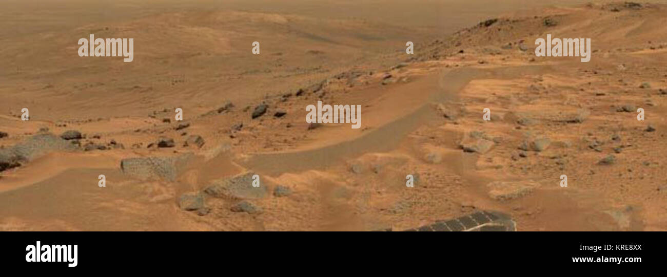 Spirit Rover on Husband Hill Stock Photo - Alamy