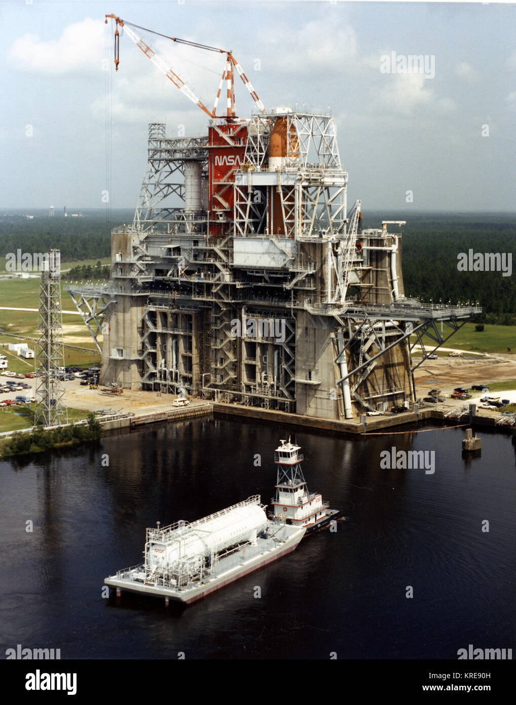 Stennis Space Center Test Stand Stock Photo - Alamy
