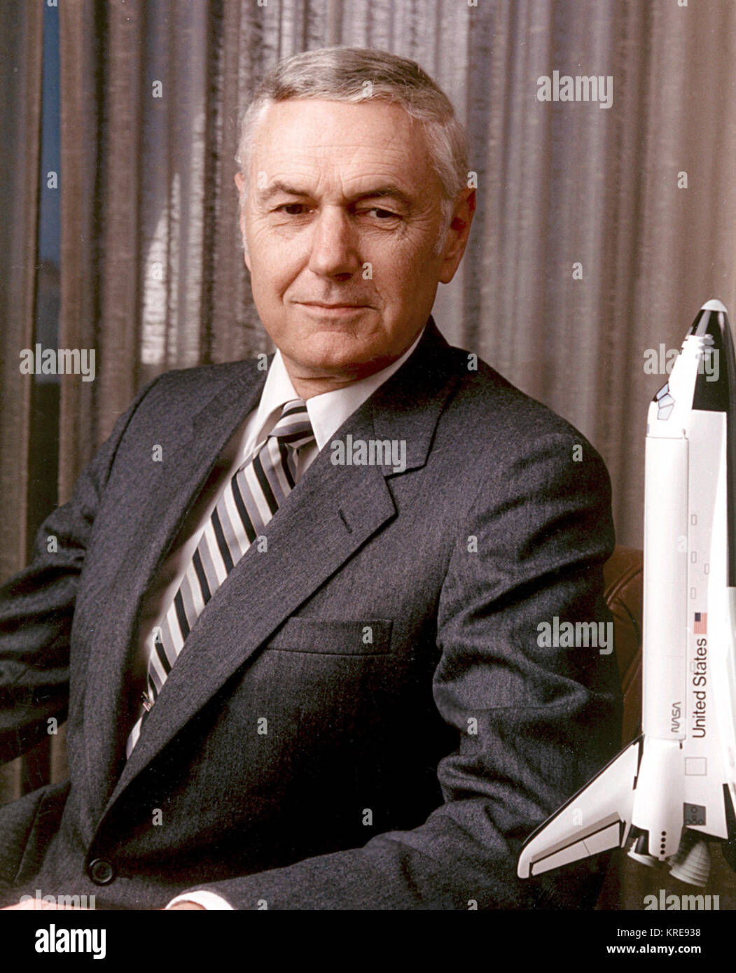 James M. Beggs, official NASA photo Stock Photo - Alamy