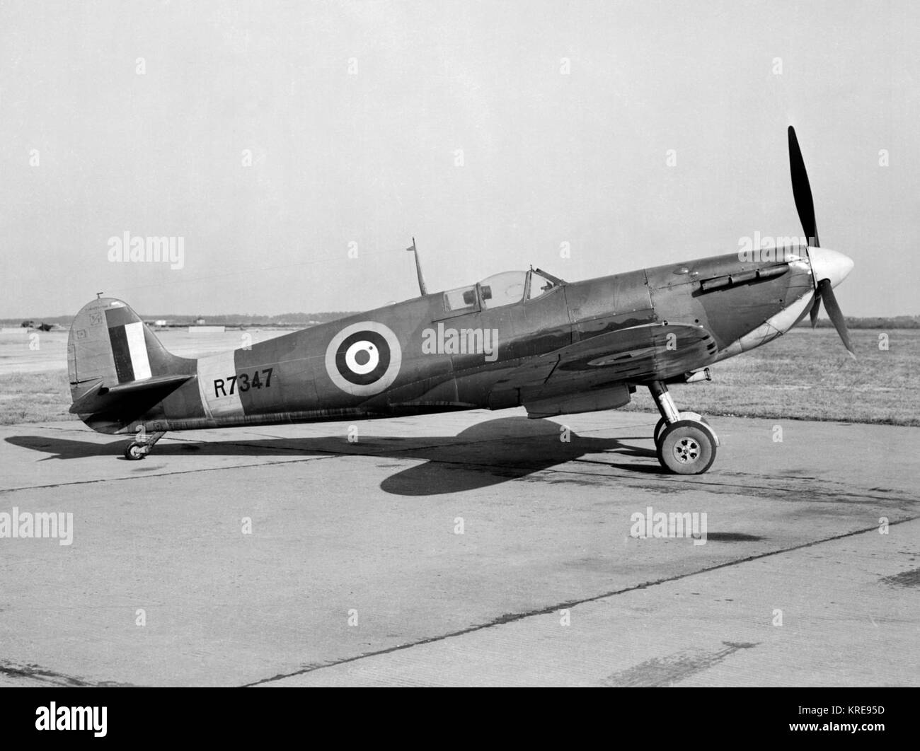 Supermarine Spitfire Mk Va at NACA Langley c1941 Stock Photo - Alamy