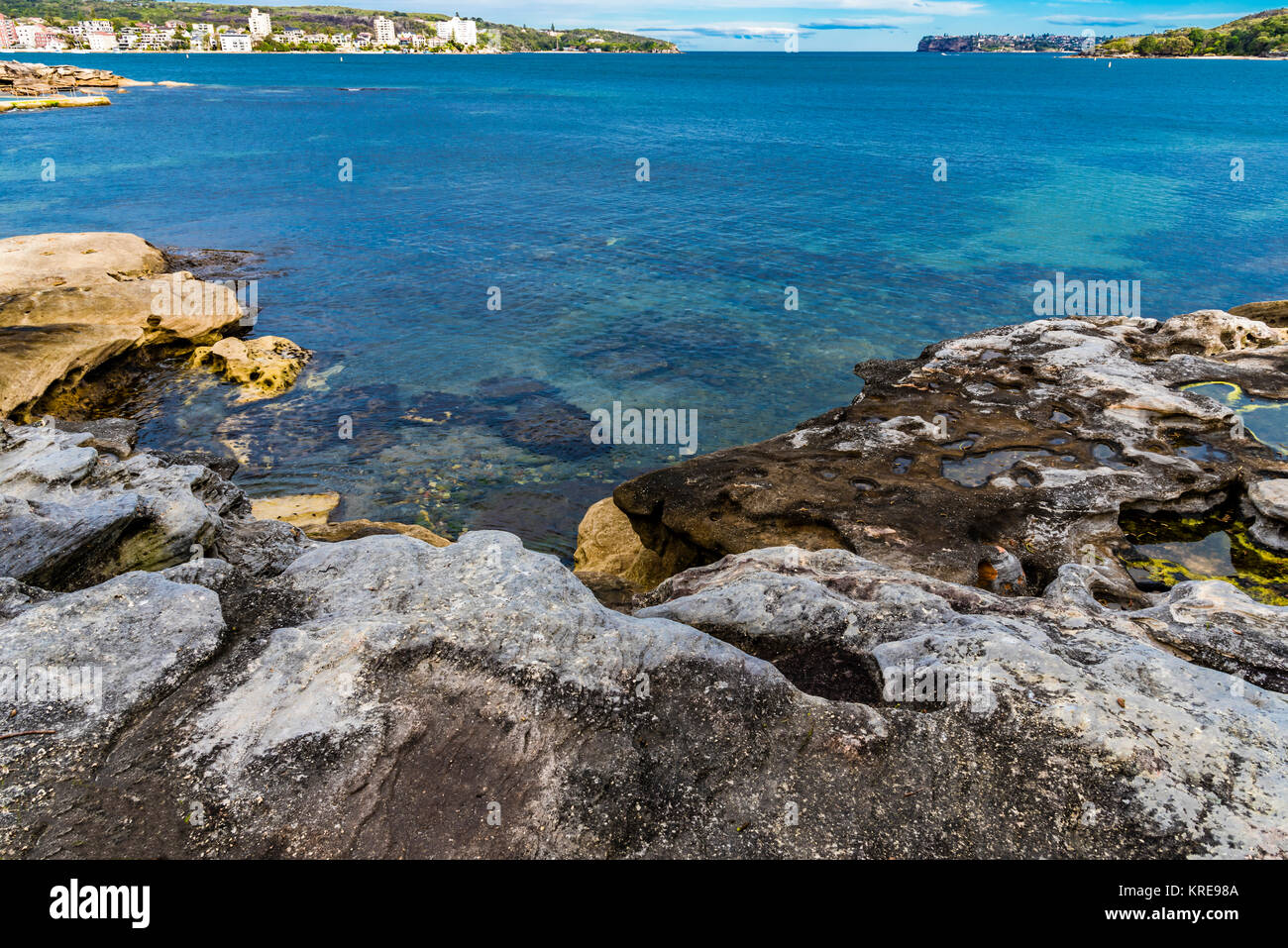 Panoramic view ocean on beach hi-res stock photography and images - Alamy