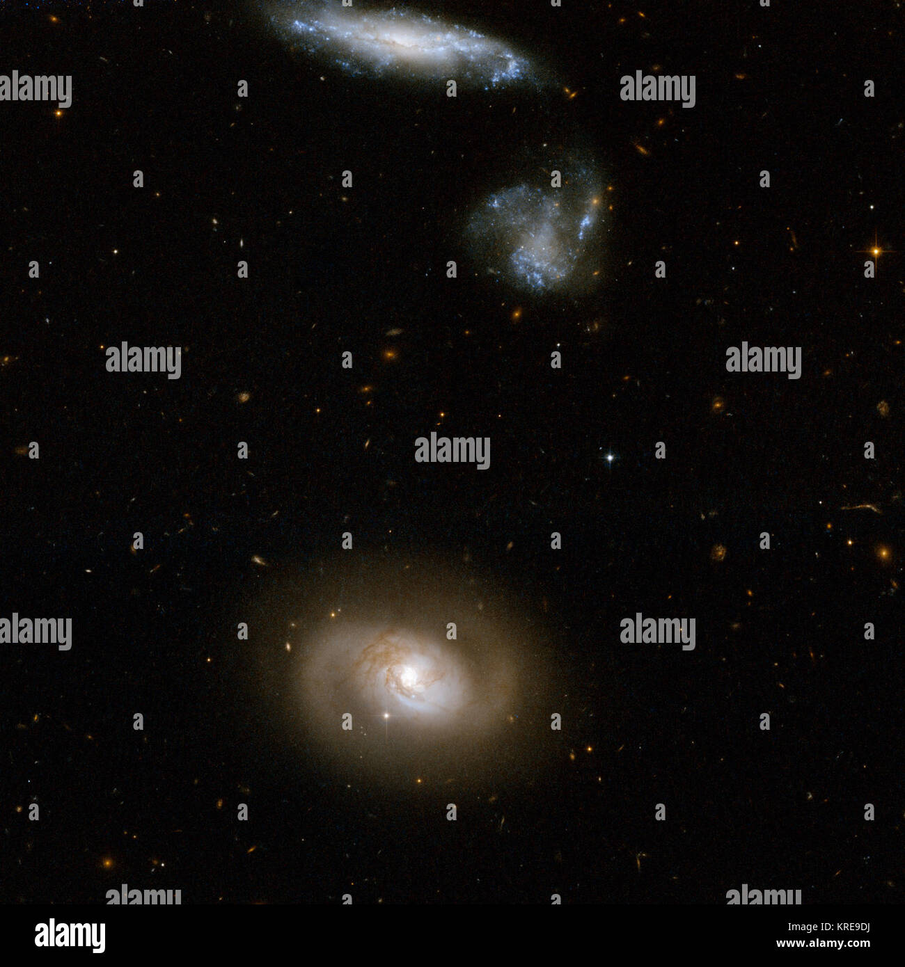 Hubble Interacting Galaxy UGC 12812 (2008-04-24 Stock Photo - Alamy