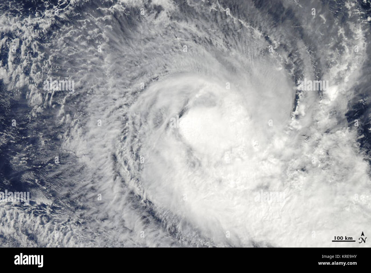Tropical Cyclone Robyn 2010-04-05 Stock Photo - Alamy