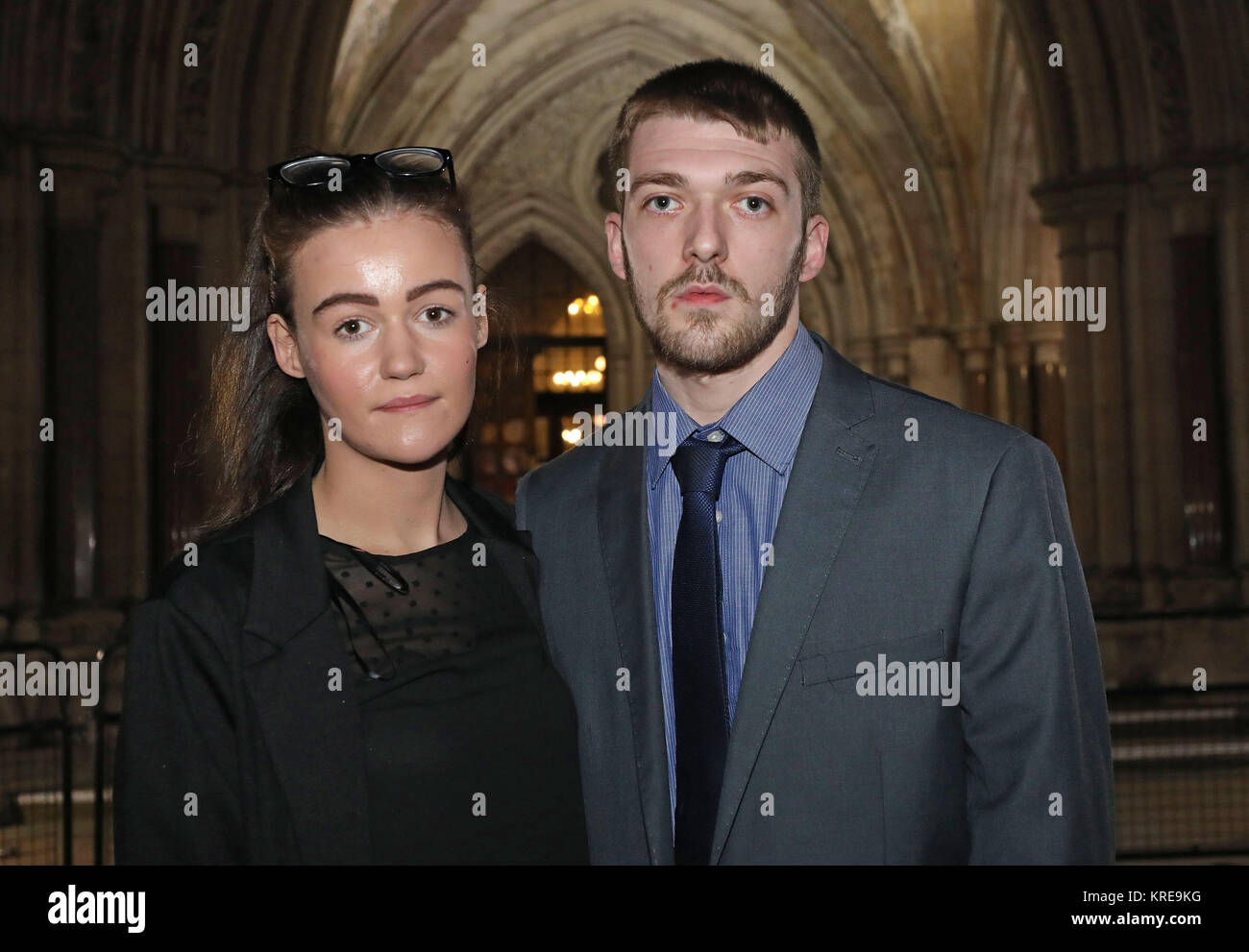 Tom and Kate Evans leave the High Court in London as a High Court judge ...