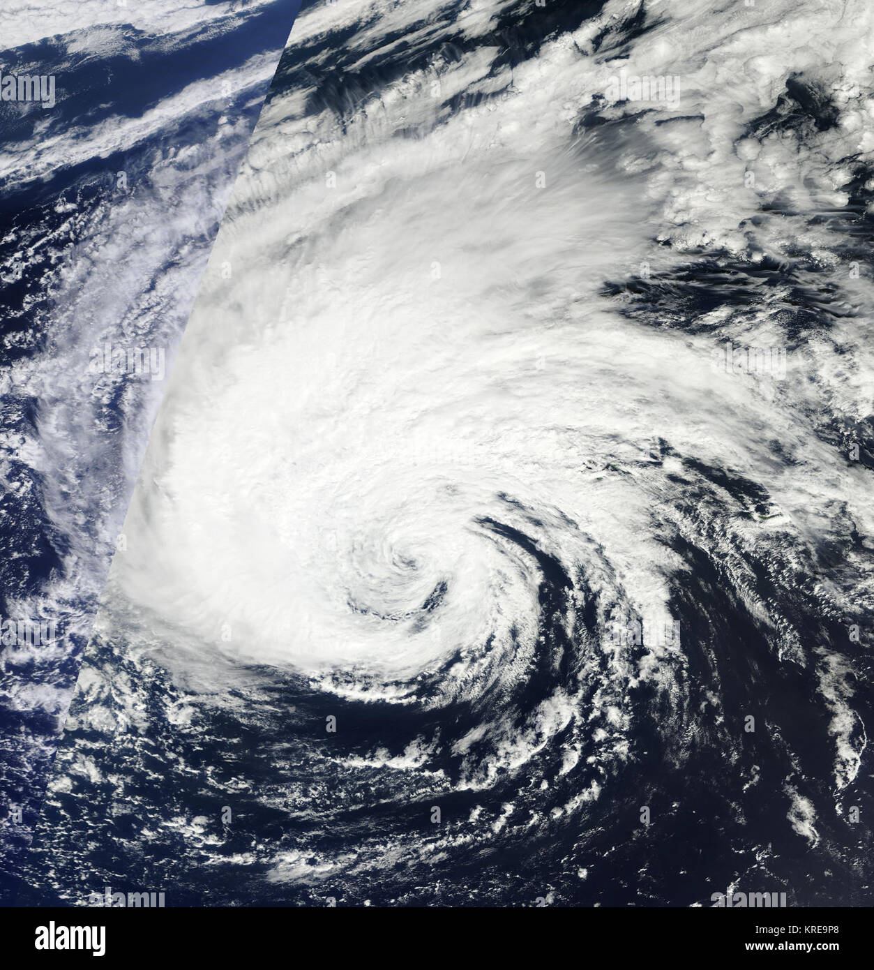 Tropical Storm Nadine 2012-9-19 1410 UTC Stock Photo - Alamy