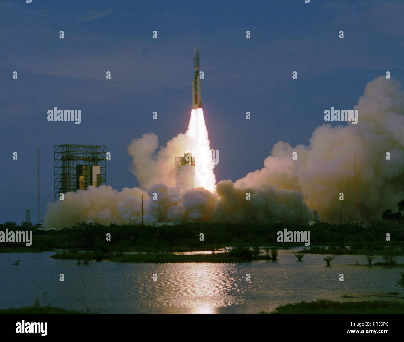 Viking 1 launch on a Titan IIIE Centaur Stock Photo - Alamy