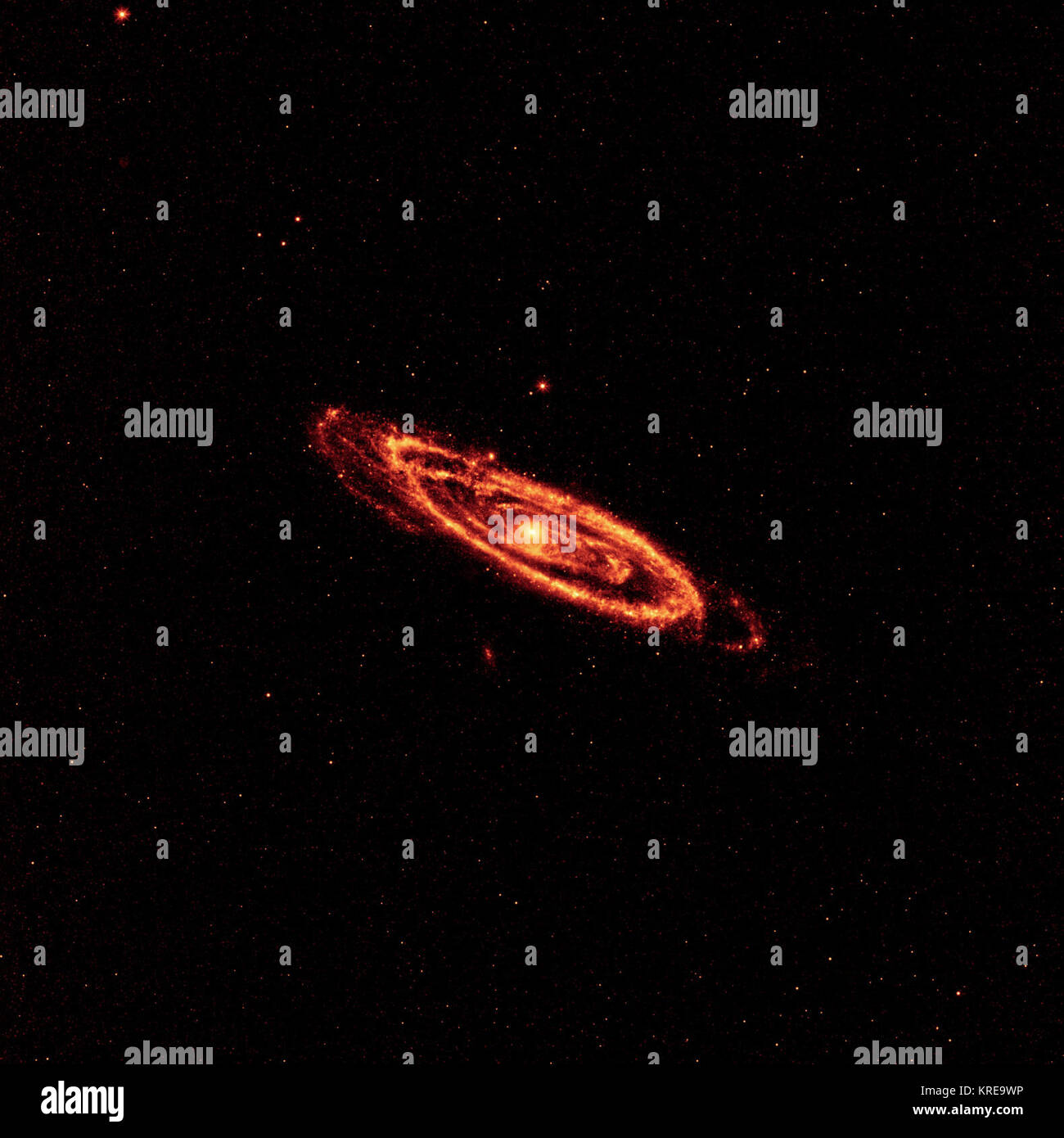 WISE- Andromeda dust Stock Photo - Alamy