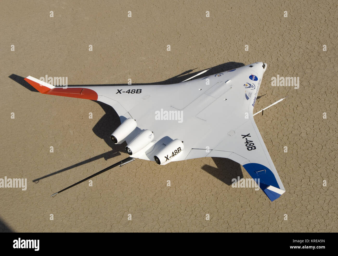 X-48B rear view Stock Photo - Alamy