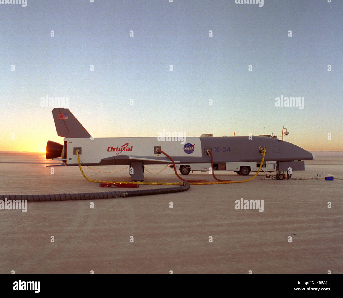 X-34 on ground Stock Photo - Alamy