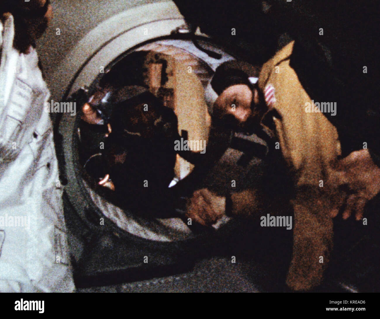 ASTP handshake - cropped Stock Photo - Alamy