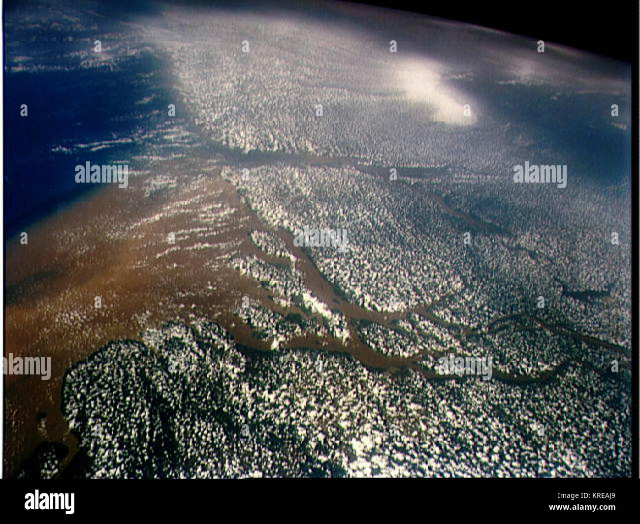 Amazon delta satellite hi-res stock photography and images - Alamy