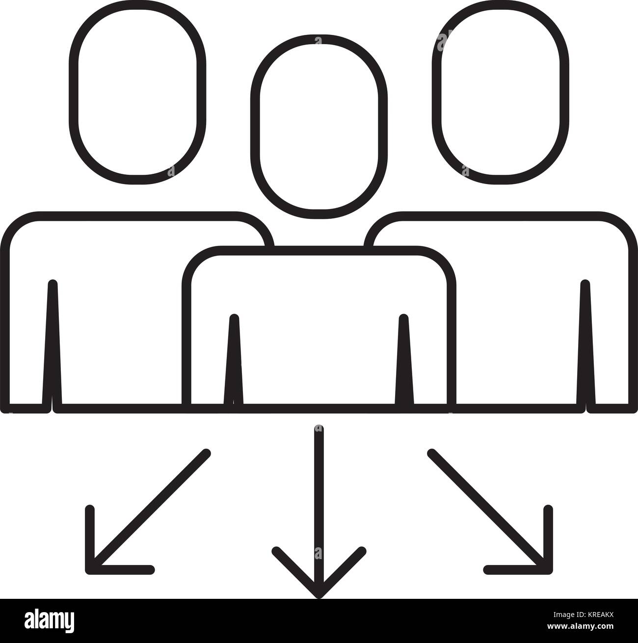 teamwork people group progress arrows Stock Vector Image & Art - Alamy