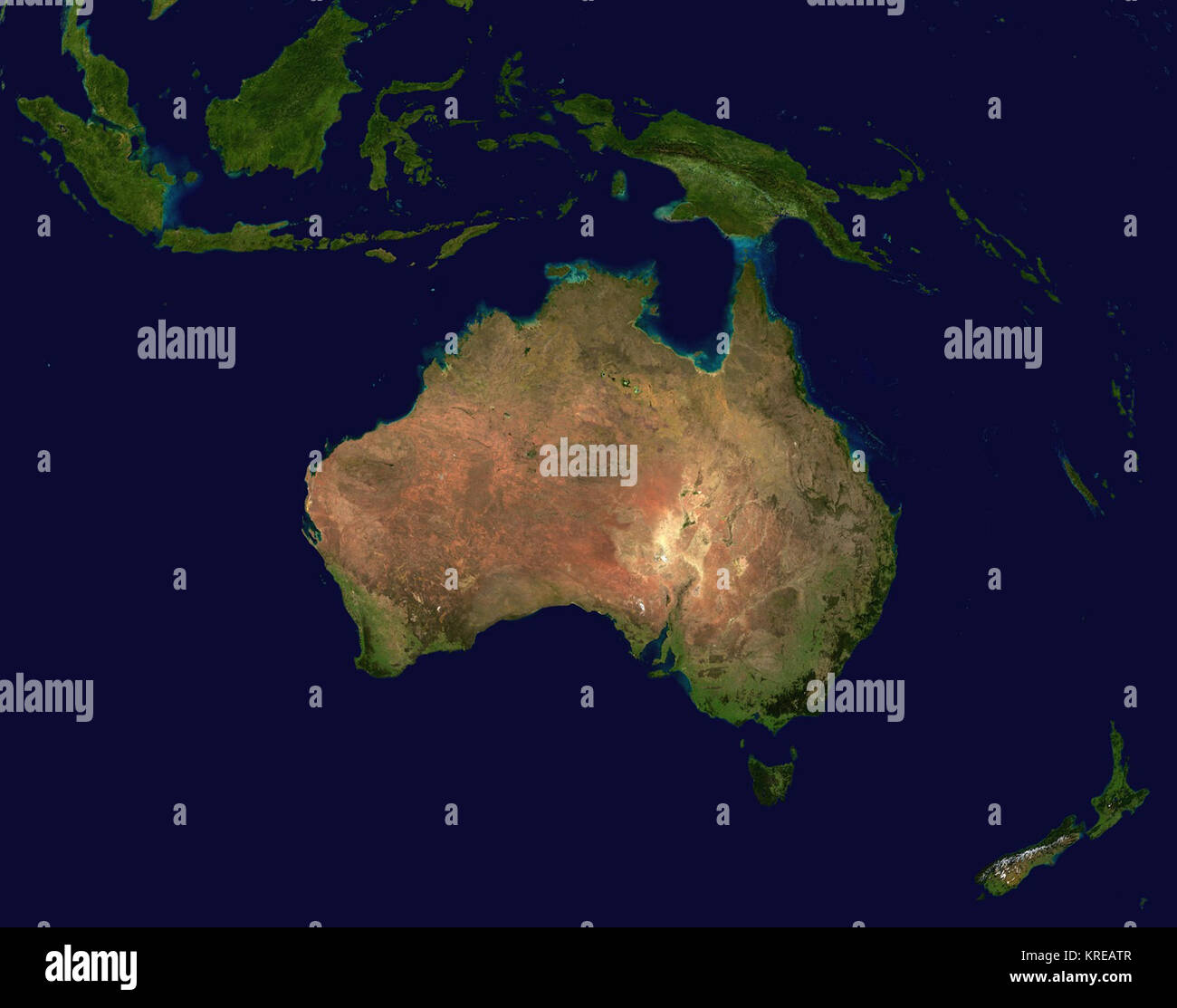 Australia satellite orthographic Stock Photo - Alamy