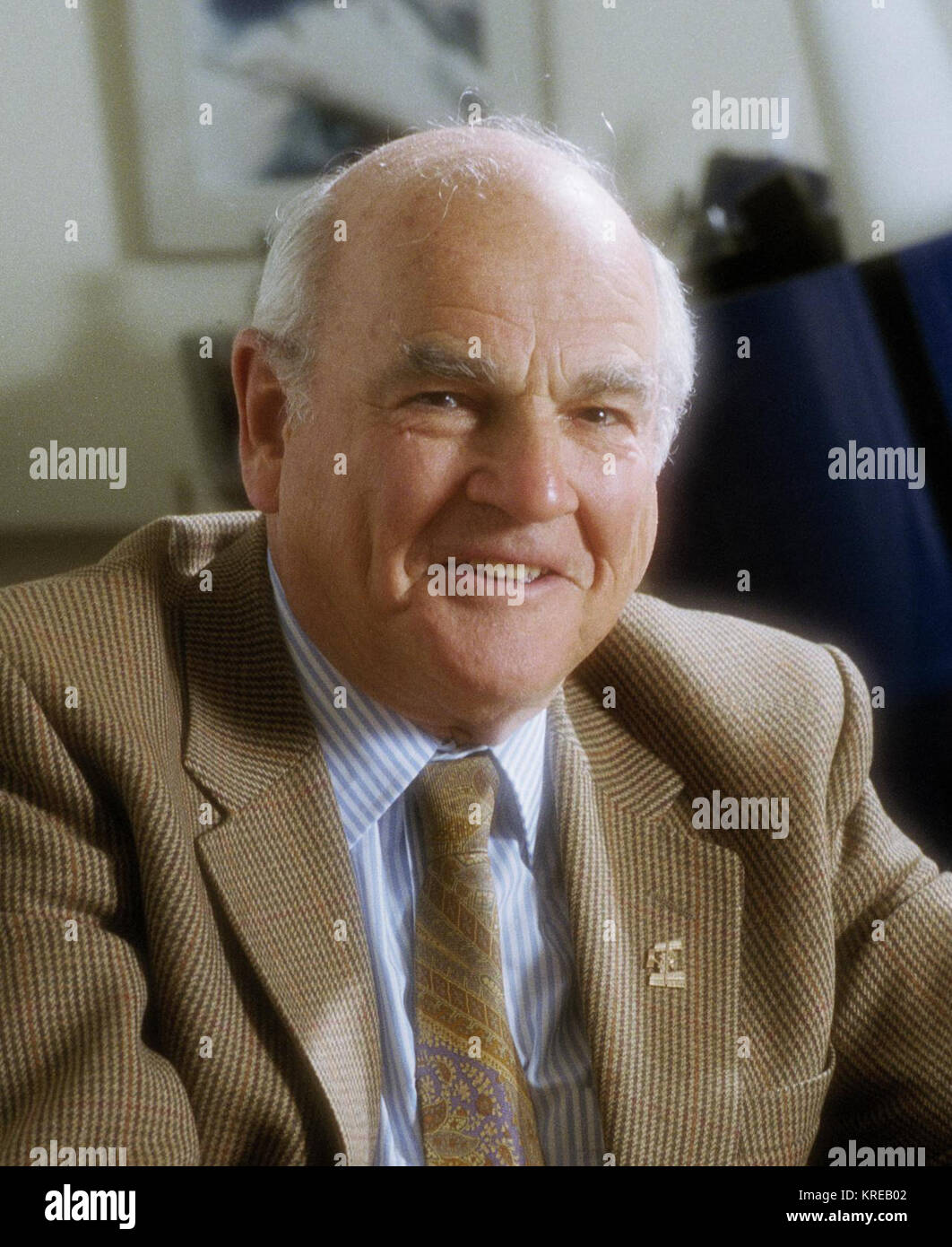 Baruch Samuel Blumberg by Tom Trower (NASA) (cropped Stock Photo - Alamy