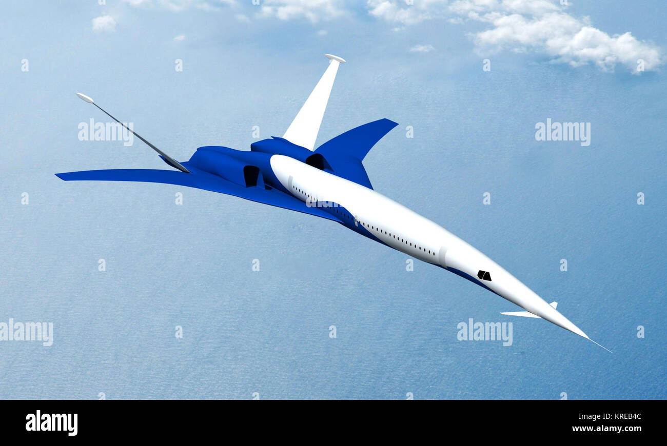 Boeing Concept Supersonic Aircraft - Icon-II Stock Photo - Alamy