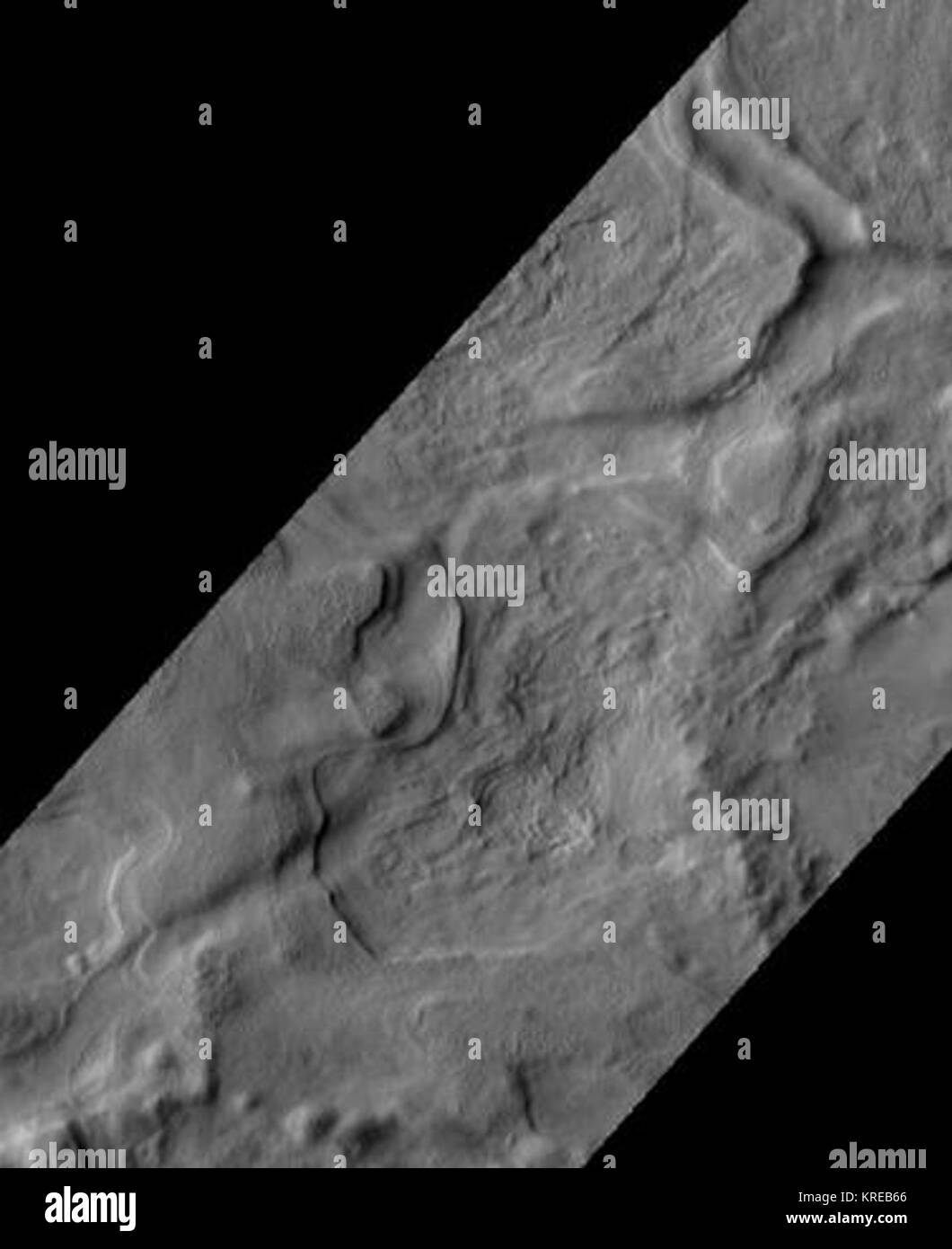 Chasma Boreale Channels Stock Photo - Alamy