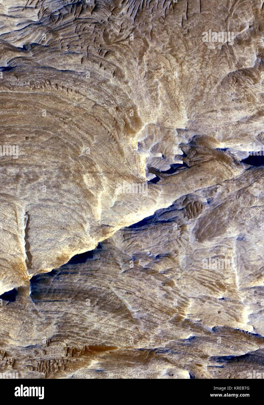 Candor Chasma region of Valles Marineris, Mars Stock Photo - Alamy