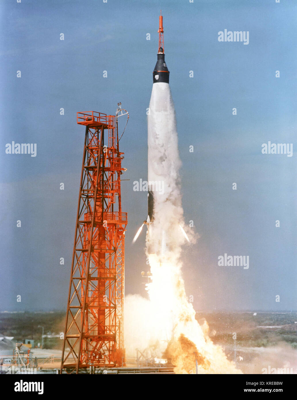 Atlas D with Mercury-Atlas 5 (Nov. 29 1961 Stock Photo - Alamy