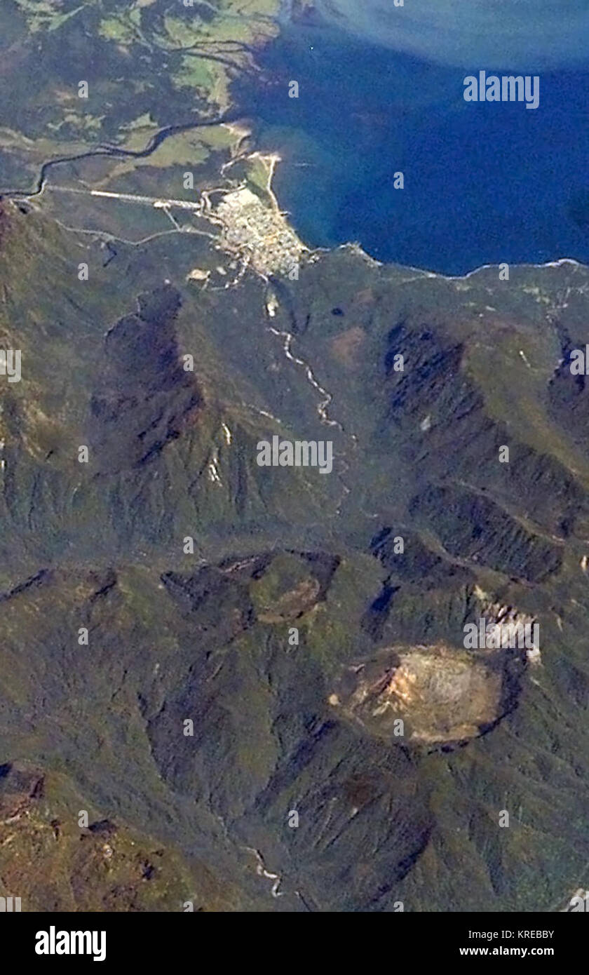 Chaiten Volcano-Town NASA Stock Photo - Alamy