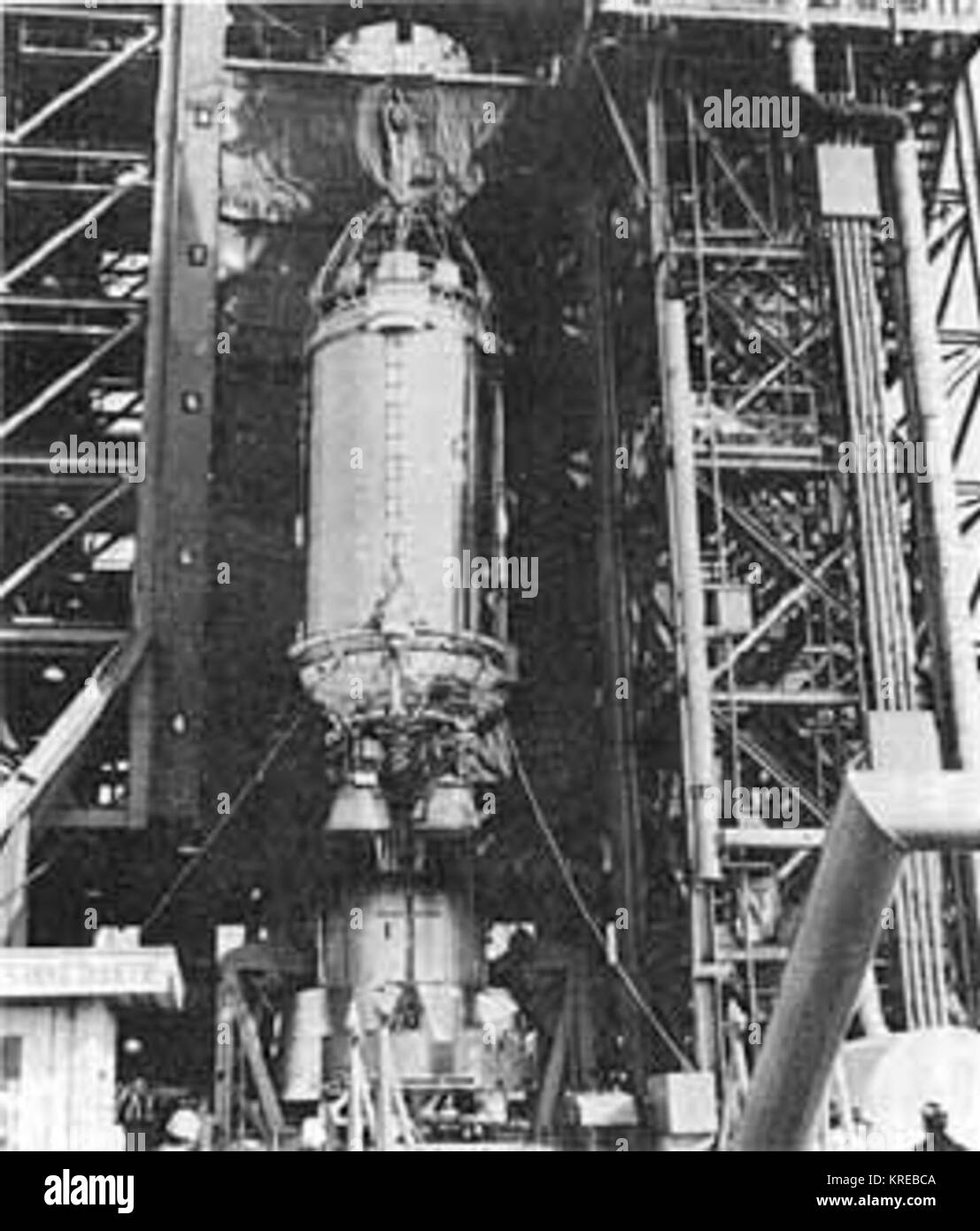 Centaur-D rocket stage Stock Photo - Alamy