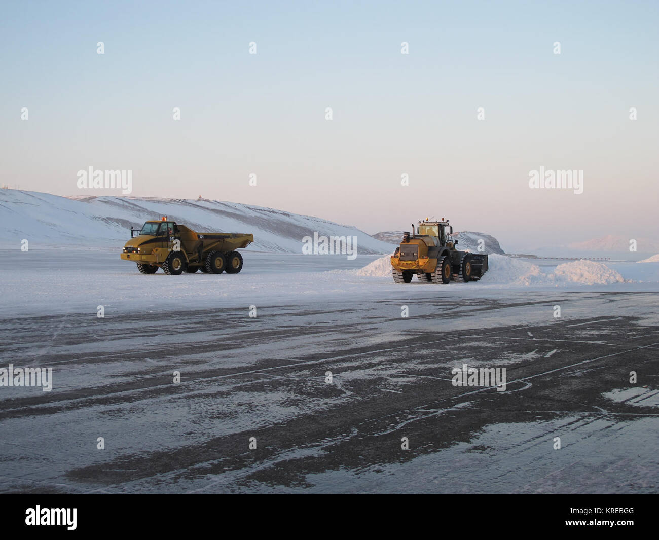Clearing the Runway (5583010633 Stock Photo - Alamy