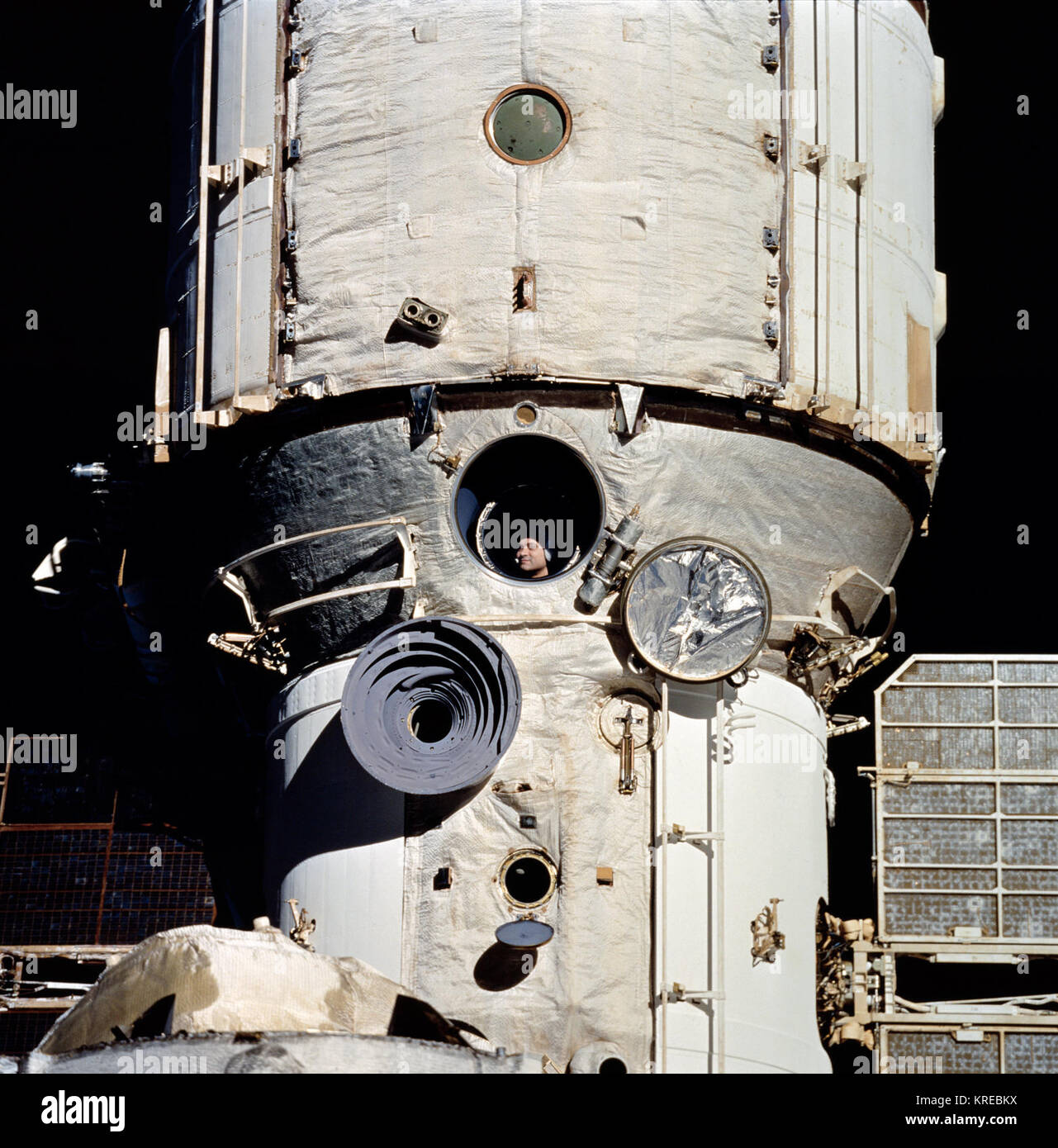 Cosmonaut Polyakov Watches Discovery's Rendezvous With Mir - GPN-2002 ...